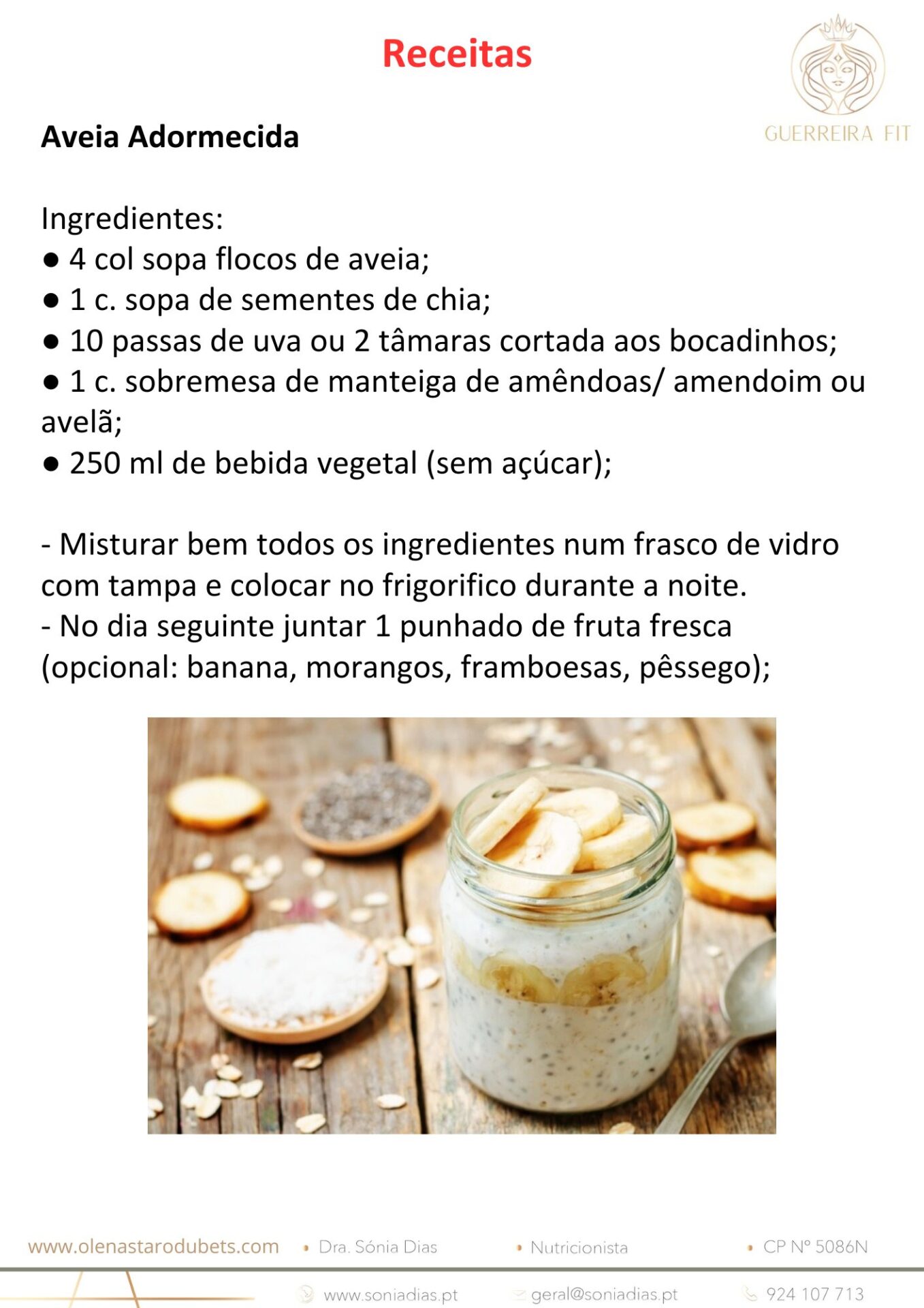 Hipertrofia Muscular - Plano Nutricional - Olena Starodubets