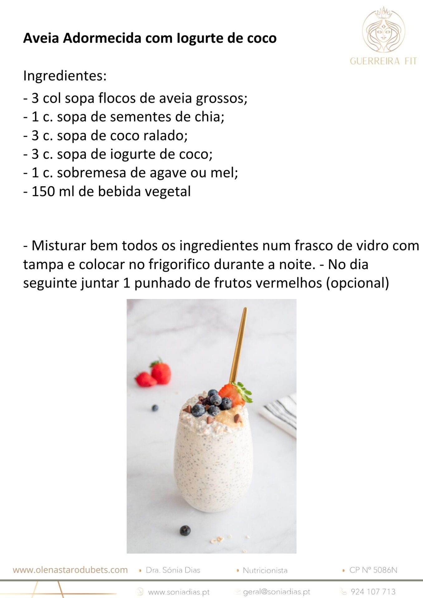 Hipertrofia Muscular - Plano Nutricional - Olena Starodubets