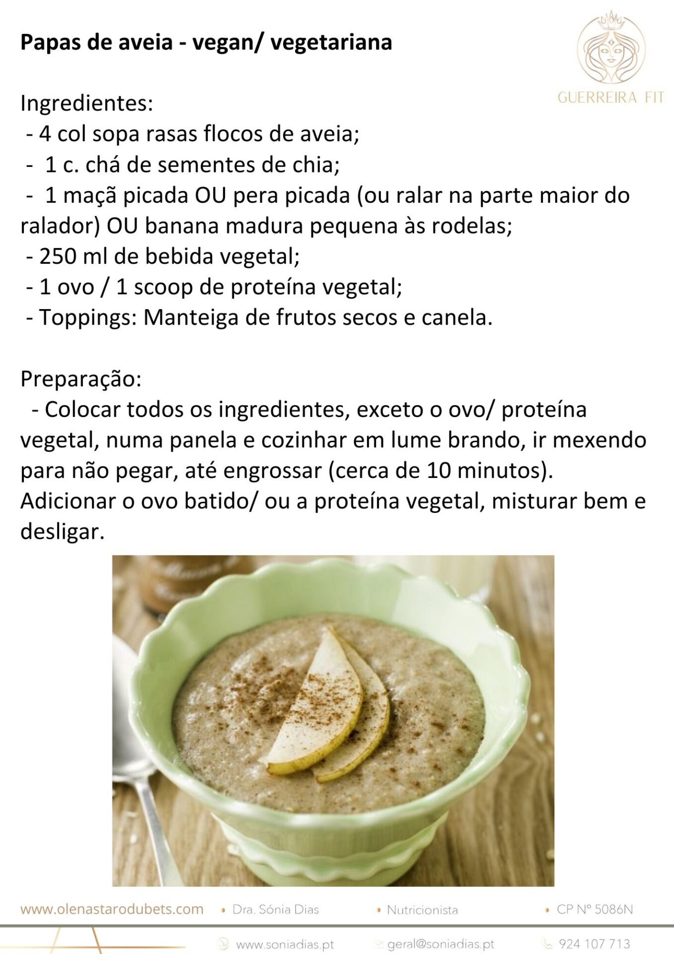 Hipertrofia Muscular - Plano Nutricional - Olena Starodubets