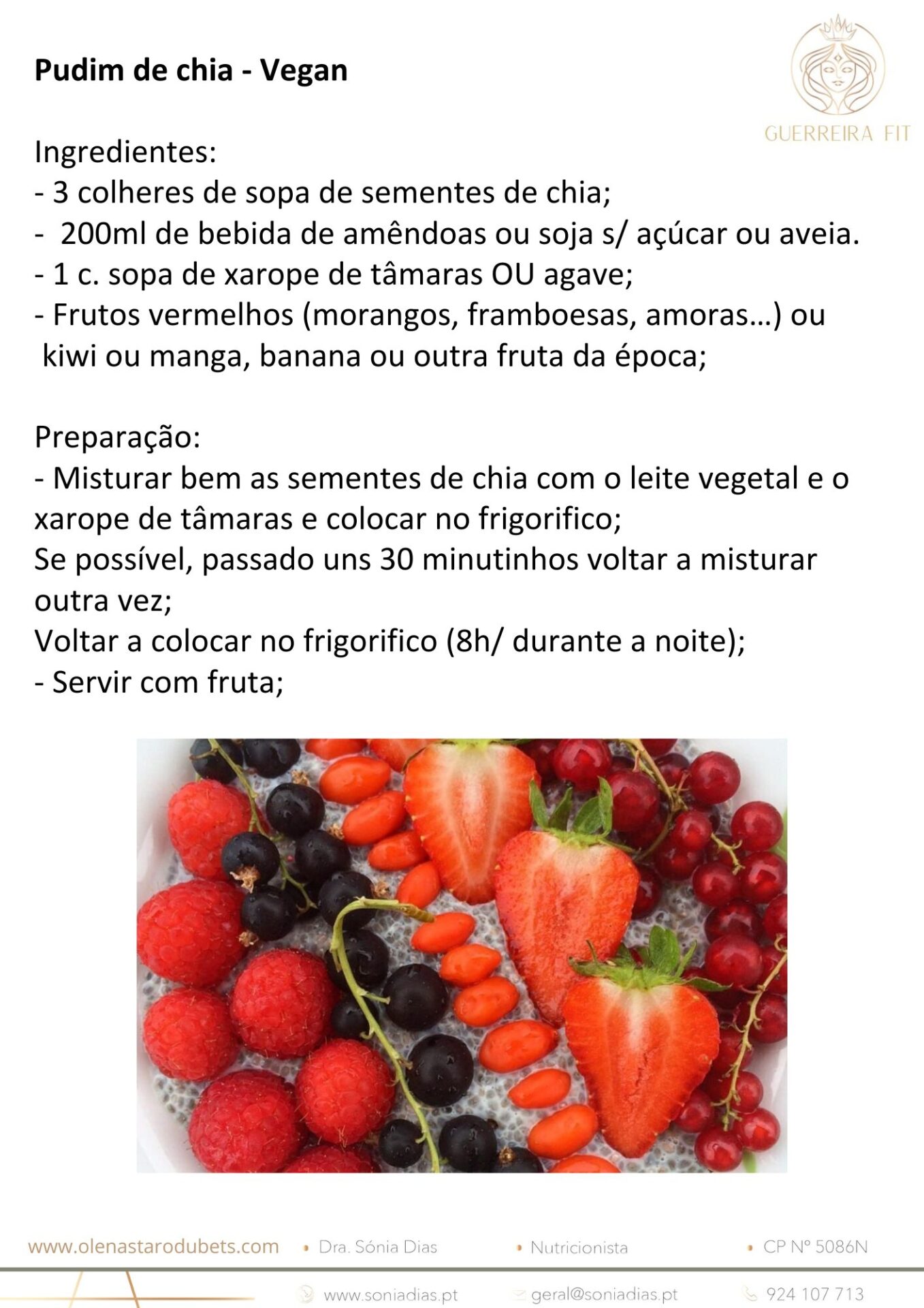 Hipertrofia Muscular - Plano Nutricional - Olena Starodubets
