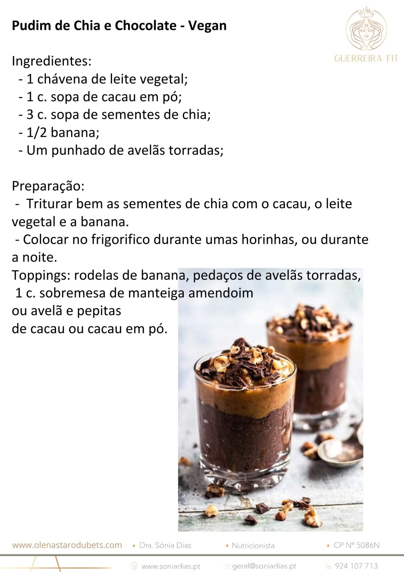 Hipertrofia Muscular - Plano Nutricional - Olena Starodubets