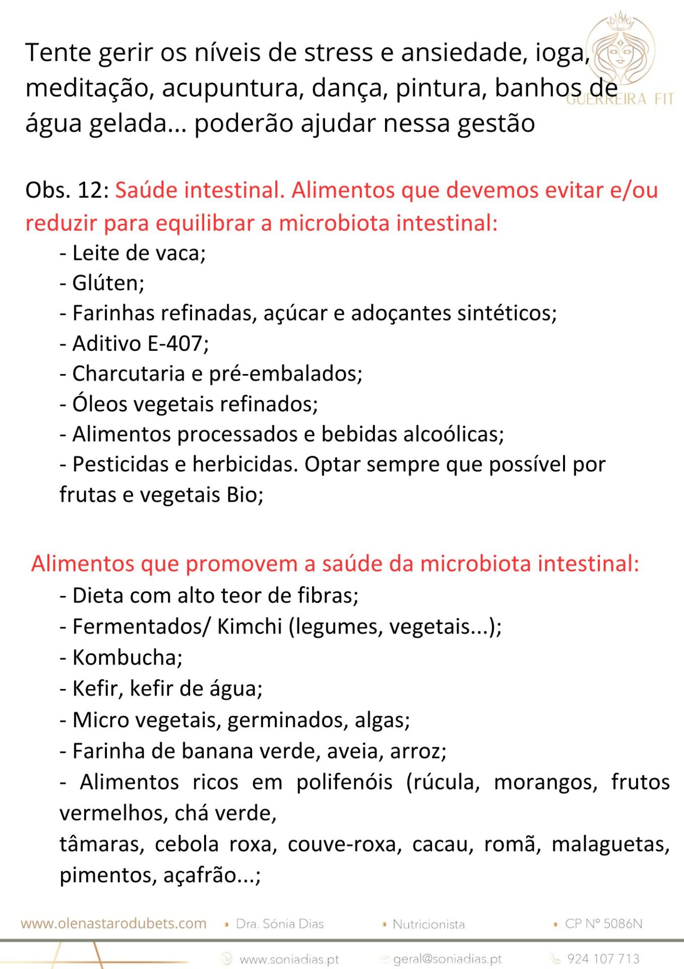 Hipertrofia Muscular - Plano Nutricional - Olena Starodubets